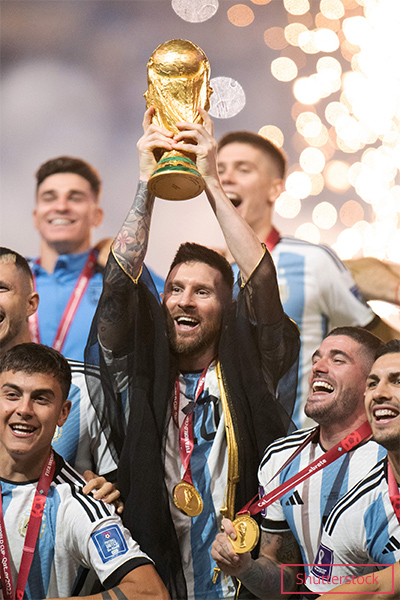 Leo Messi levantando la Copa del Mundo se convierte en la publicación ...