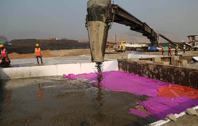 Most concrete continuously poured in 24 hours | Guinness World Records