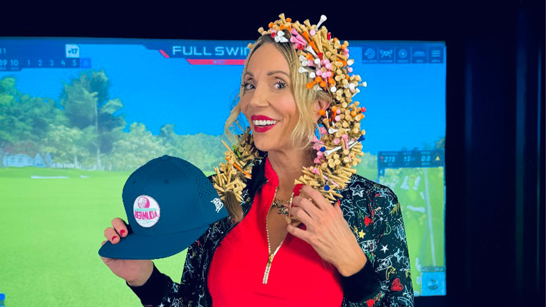 Most golf tees in the hair | Guinness World Records