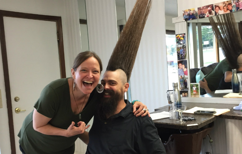 Tallest full Mohican/Mohawk (male) | Guinness World Records